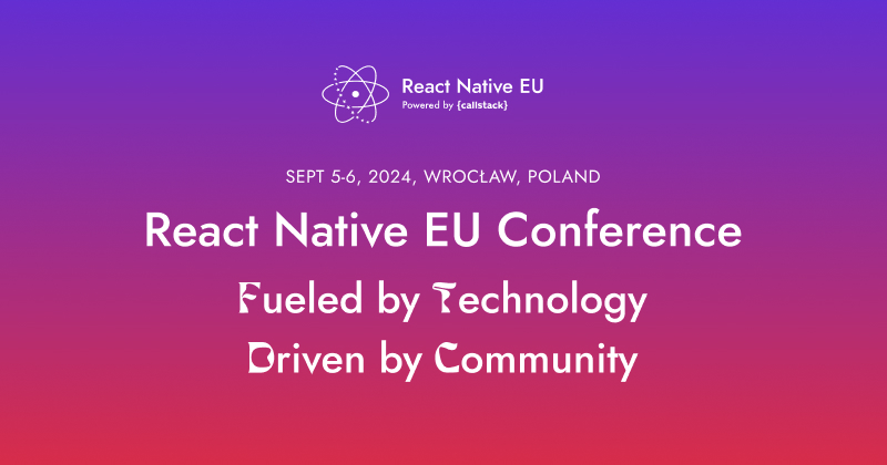 React Native EU Conference